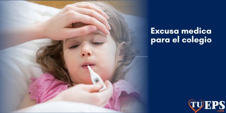 Carta de Excusa Médica para el Colegio por motivo de salud